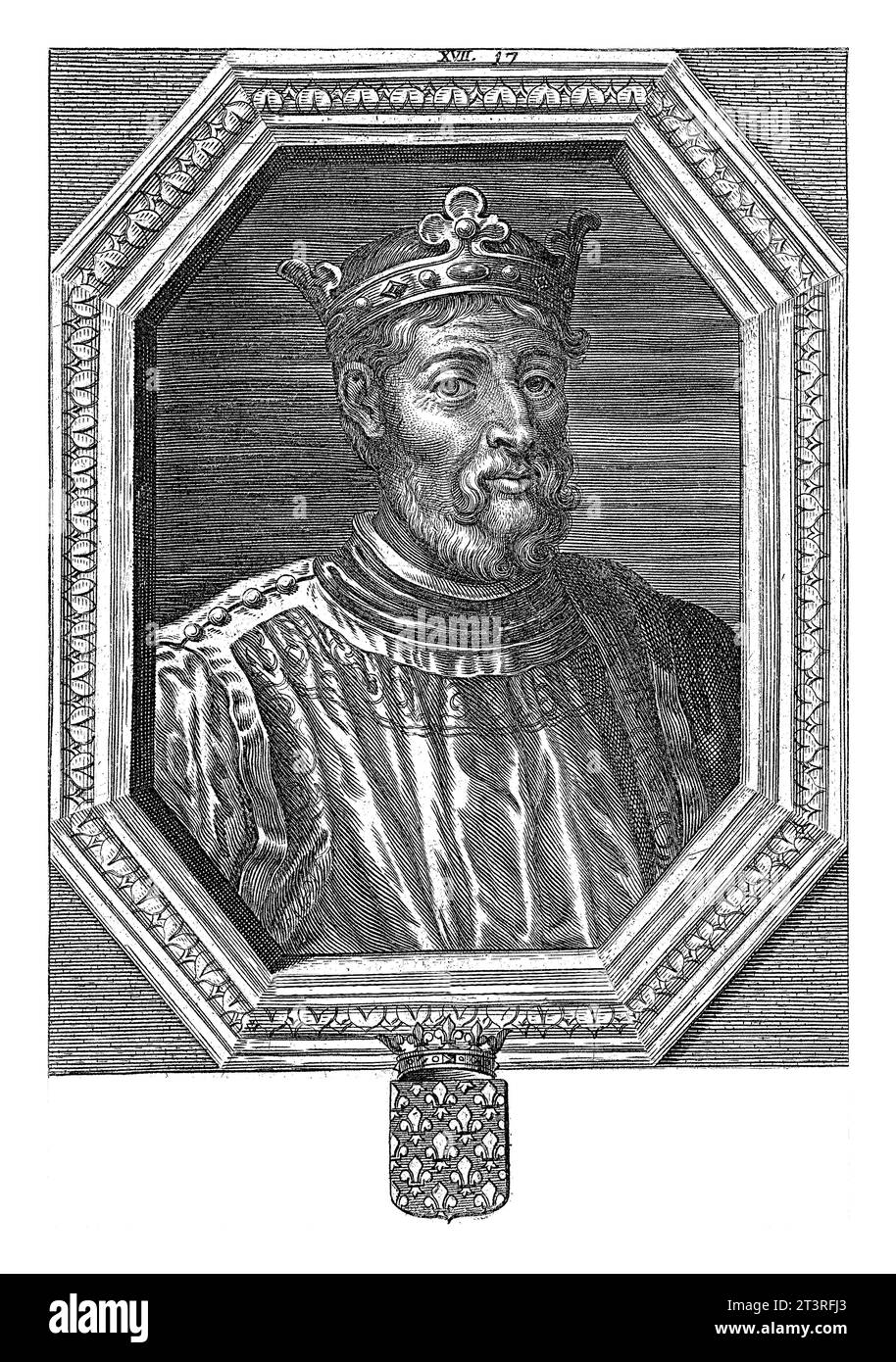 Portrait of King Louis IV of France, Pieter de Bailliu (I), after ...