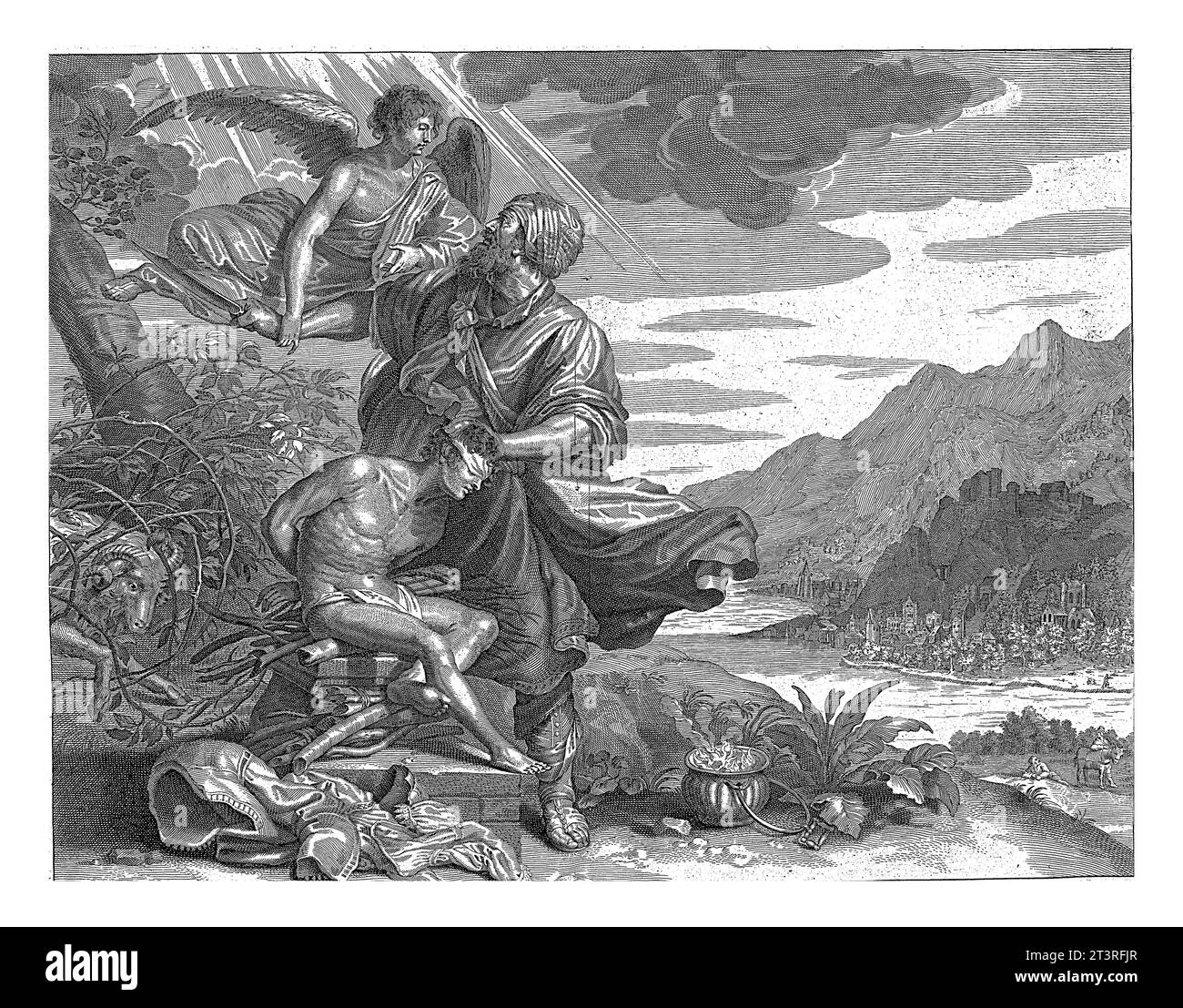 Sacrifice of Abraham, anonymous, after Schelte Adamsz. Bolswert, after ...