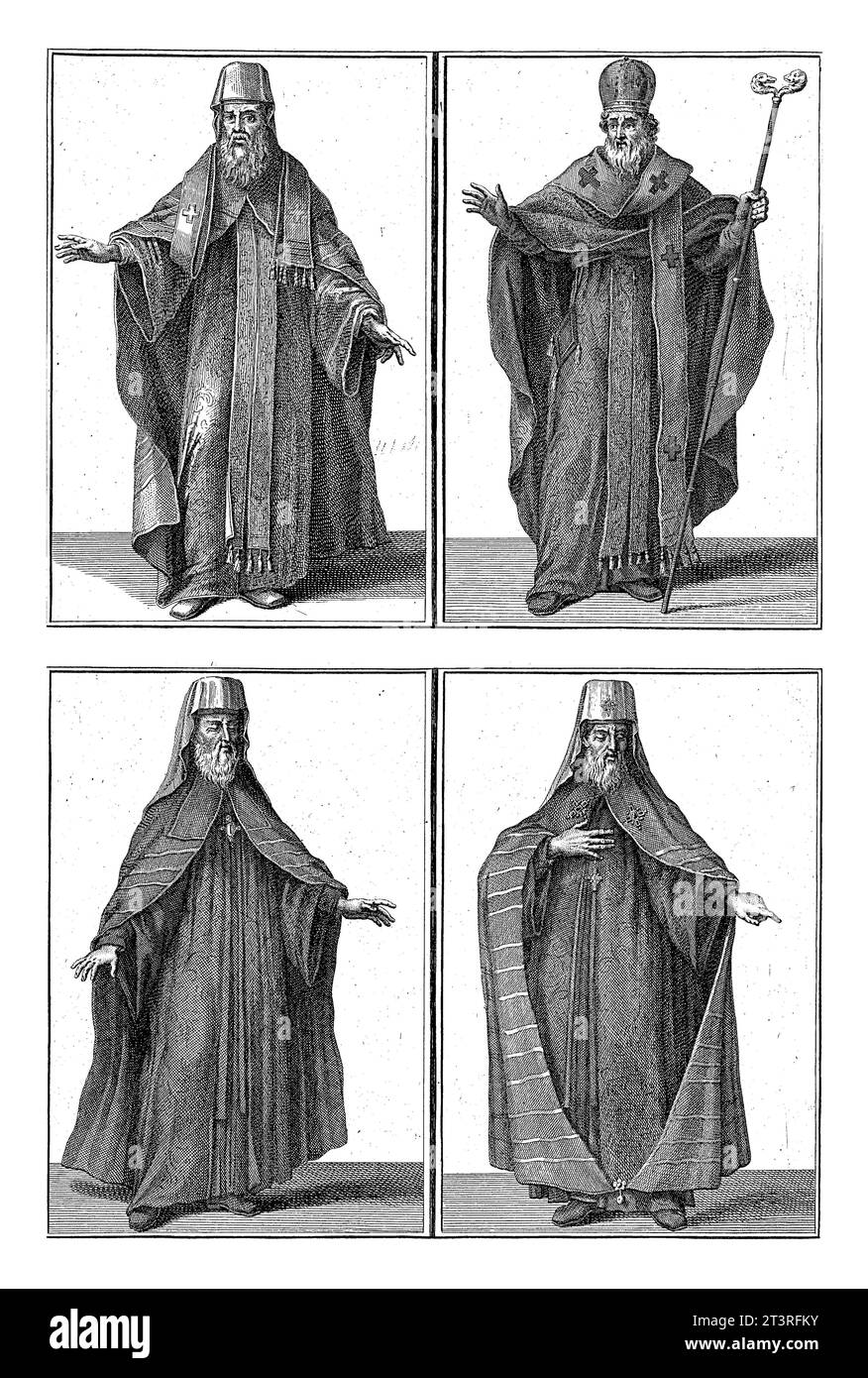 Russian Orthodox Bishops, Bernard Picart (workshop of), 1733 Journal ...