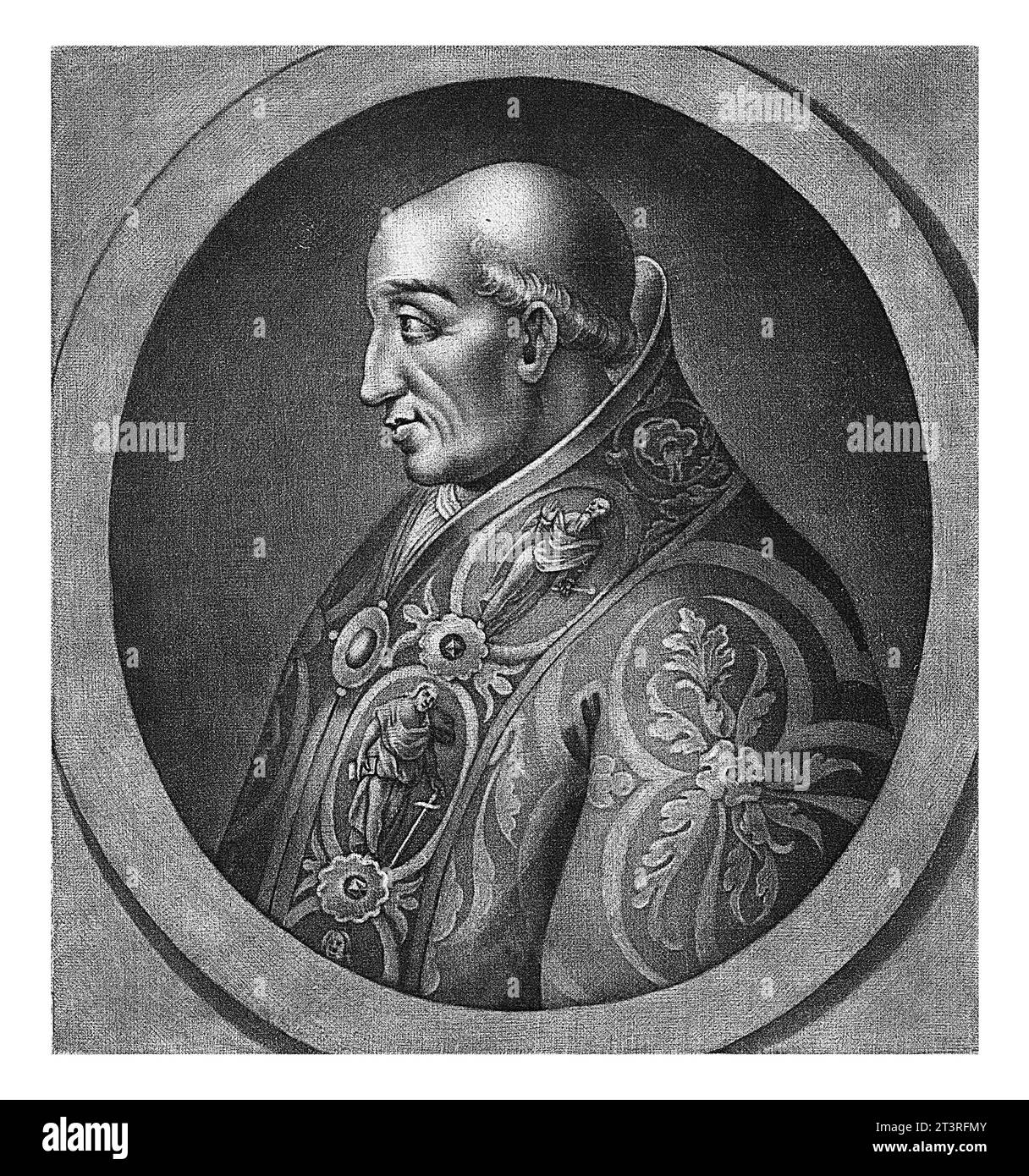 Portrait of Pope Adrian VI, Petrus Aeneae, after Hendrik Bary, 1680 ...