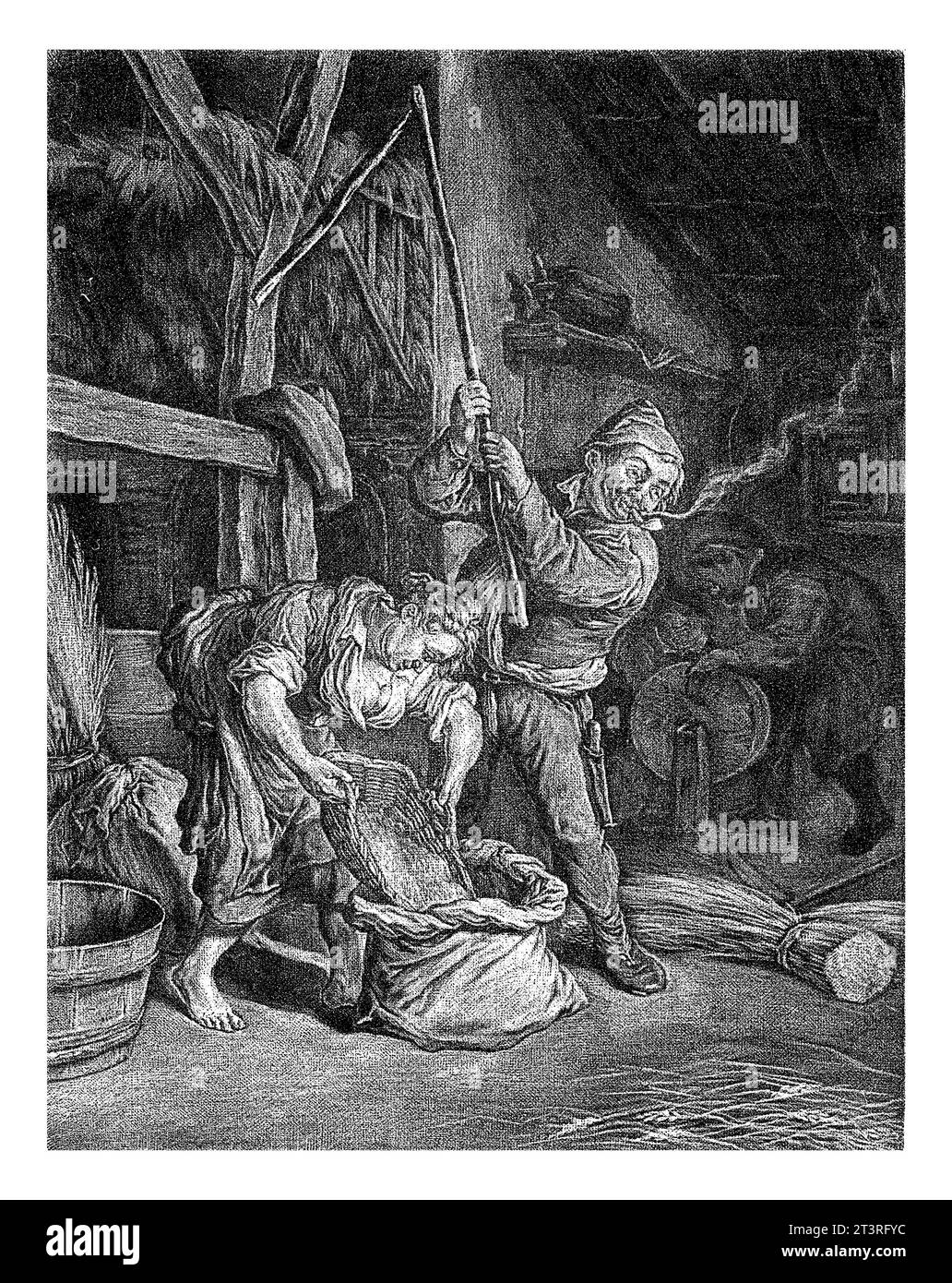 Old woman farmer in Black and White Stock Photos & Images - Alamy