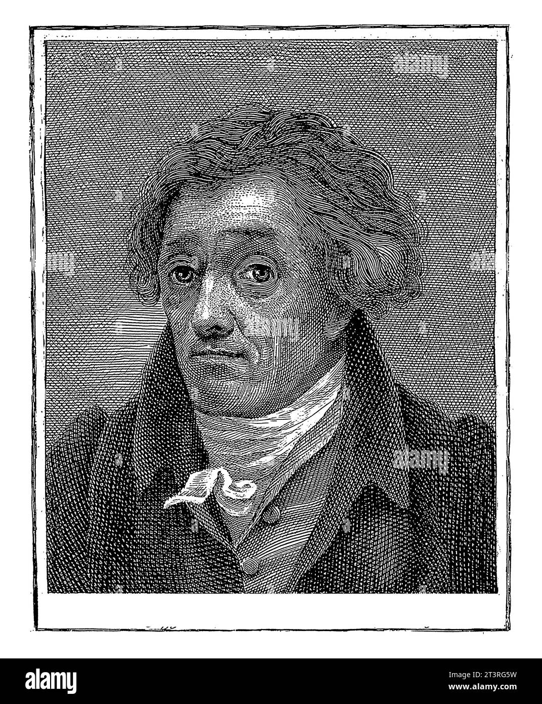 Self-portrait of Christoph Wilhelm Bock at the age of 80, Christoph ...