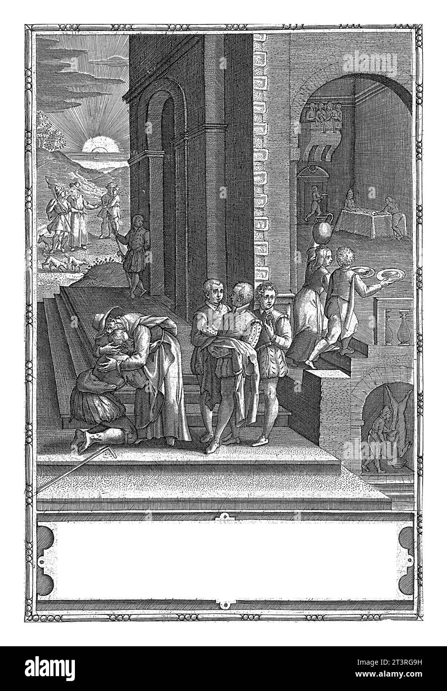 Parable Of The Prodigal Son The Prodigal Son Returns Home Dominicus Custos C 1579 C 1615
