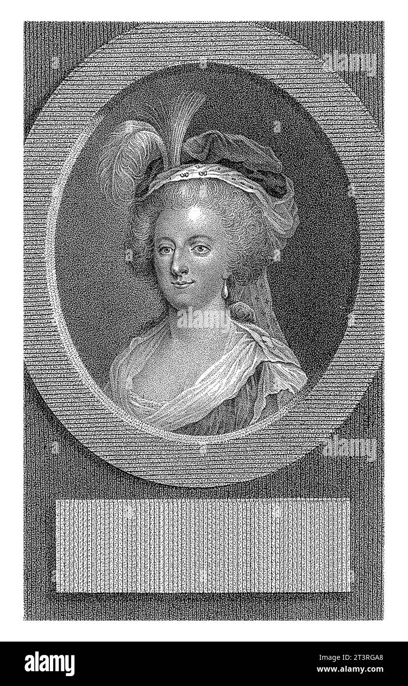 Portrait of Marie Antoinette Queen of France, Lambertus Antonius ...