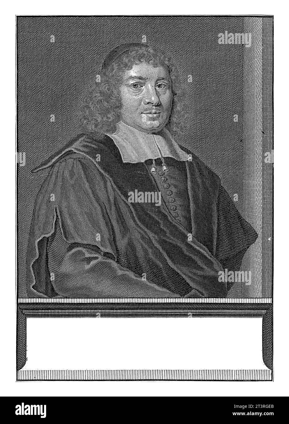 Portrait of Franciscus Burmannus, Jacobus Baptist, 1693 - 1704 Portrait ...