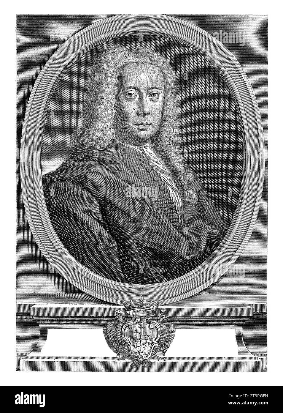 Portret van senator Marietto, Carlo Gregori, after Giulio Pignatta ...