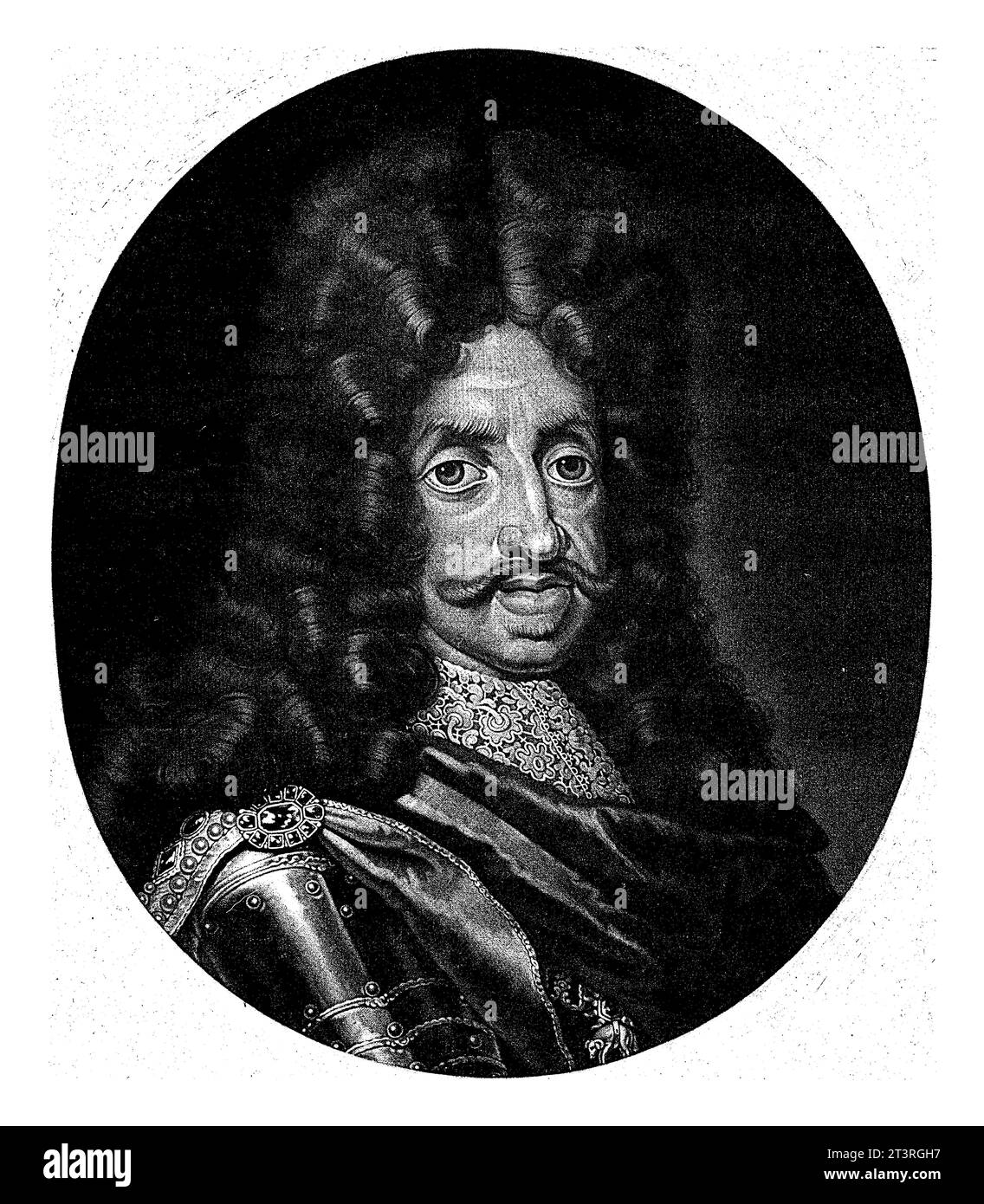 Portrait of Leopold I, Emperor Pieter Schenk (I), 1670 - 1713 Portrait ...