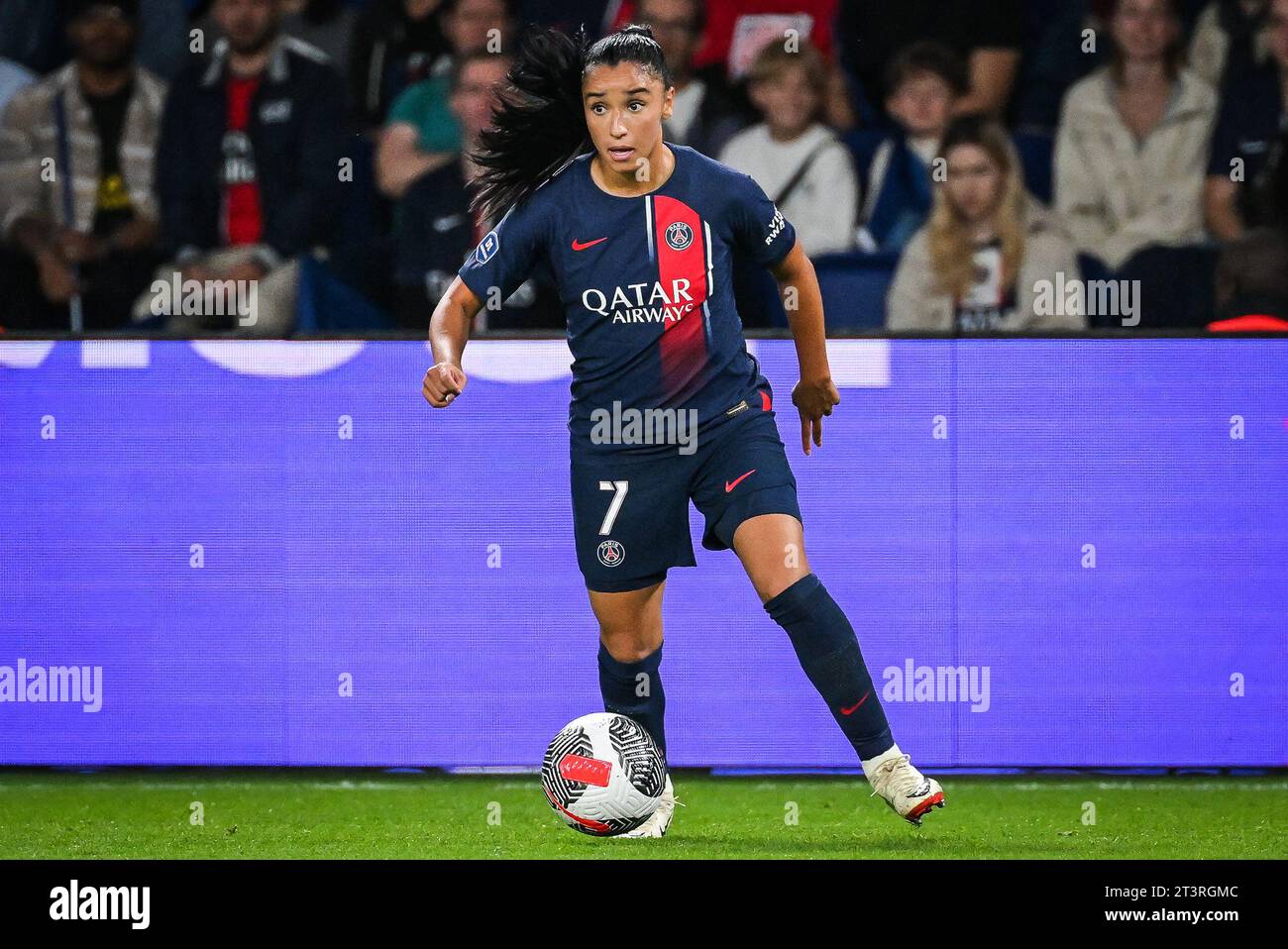 Paris, France. 01st Oct, 2023. Sakina KARCHAOUI of PSG during the women ...