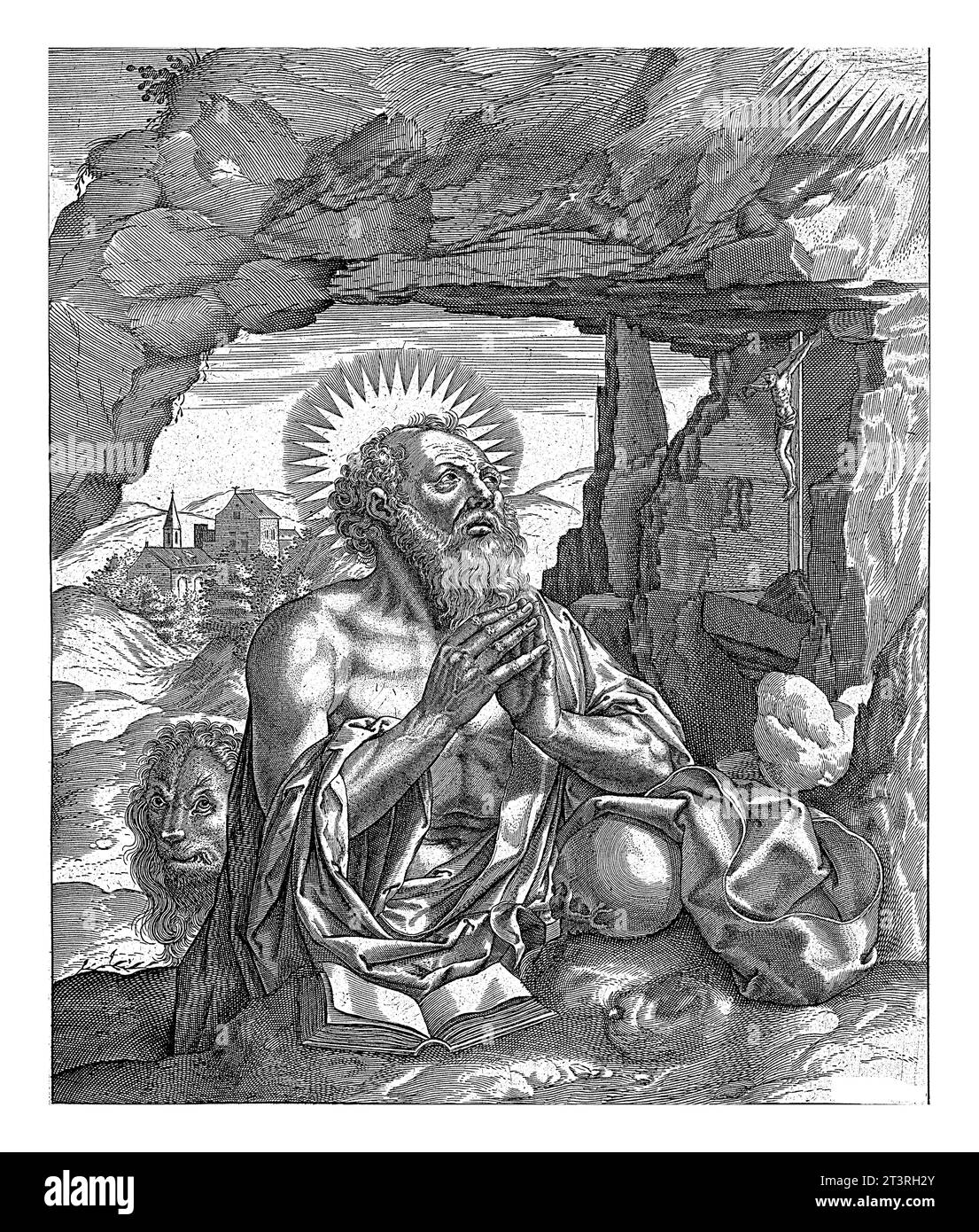 Illustration of saint jerome hi-res stock photography and images - Alamy