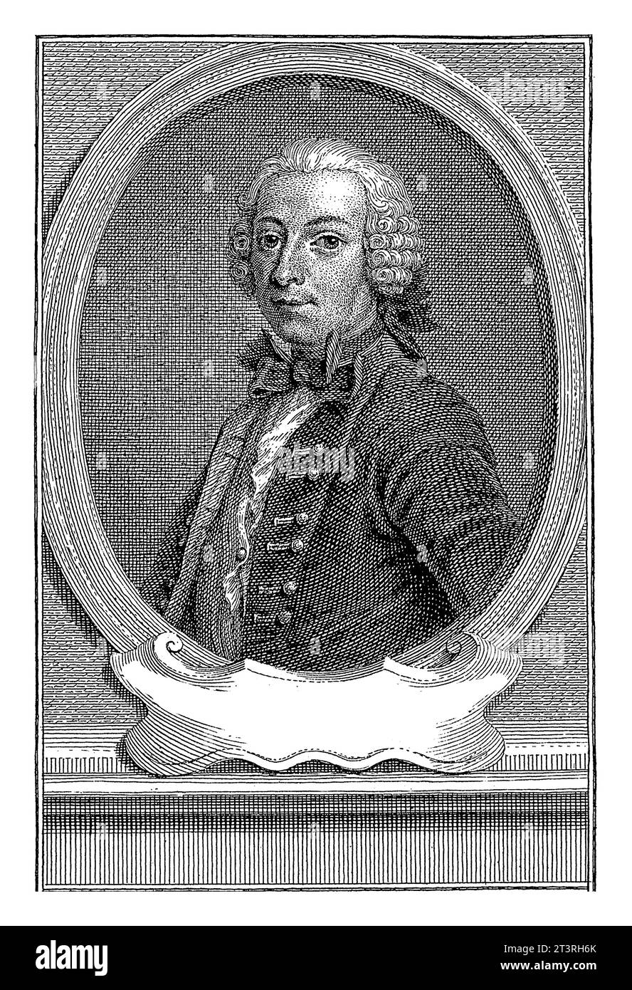 Portrait of Paul Desforges-Maillard, Pieter Tanje, 1756 Portrait of ...