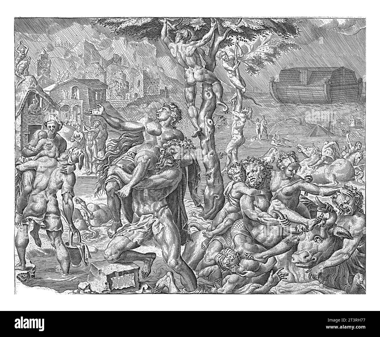 The Deluge, Cornelis Cort, after Maarten van Heemskerck, 1600 - 1652 ...