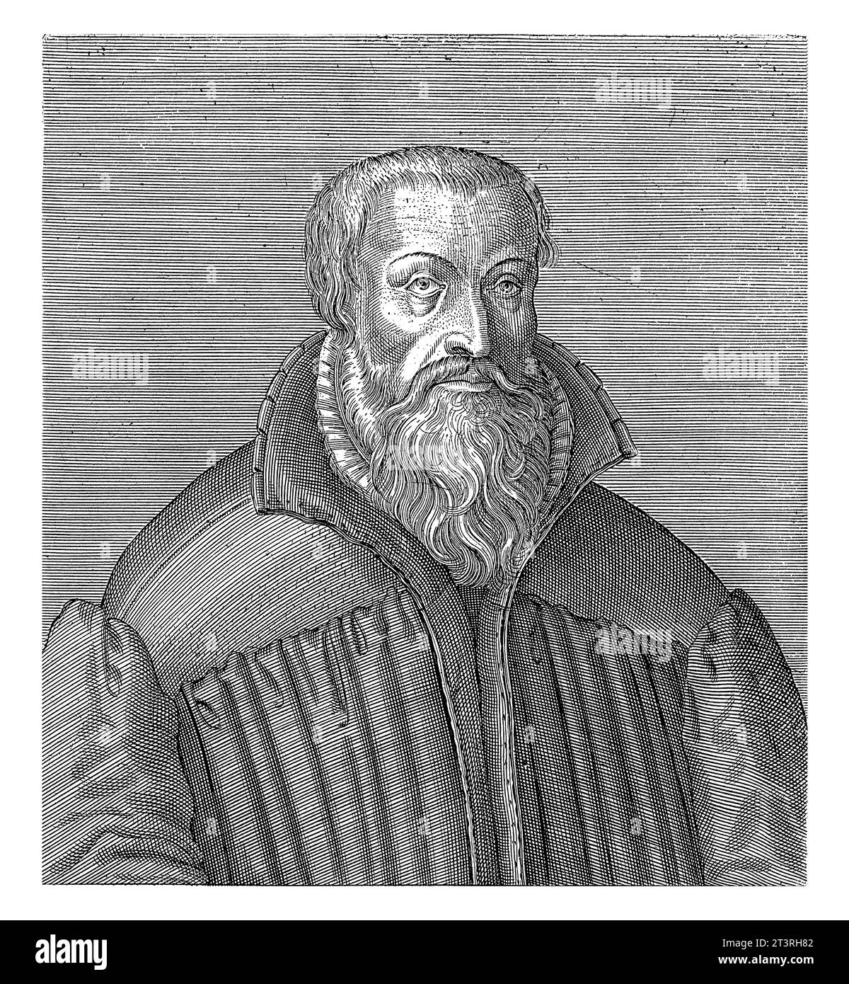 Portrait of Martinus Chemnitz, Hendrick Hondius (I), 1599 Bust to the ...