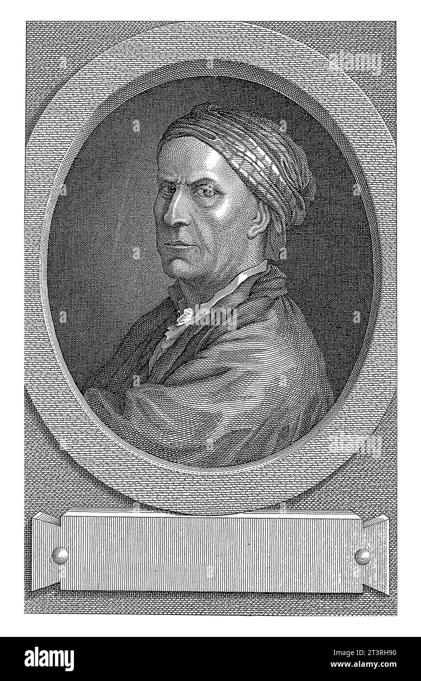 Portrait of Guillaume-Thomas Francois Raynal, Carel Jacob de Huyser ...