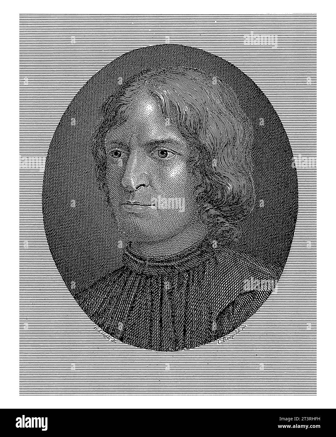 Portret van Lorenzo I de'Medici, Carlo Rampoldi, after Giuseppe Longhi ...