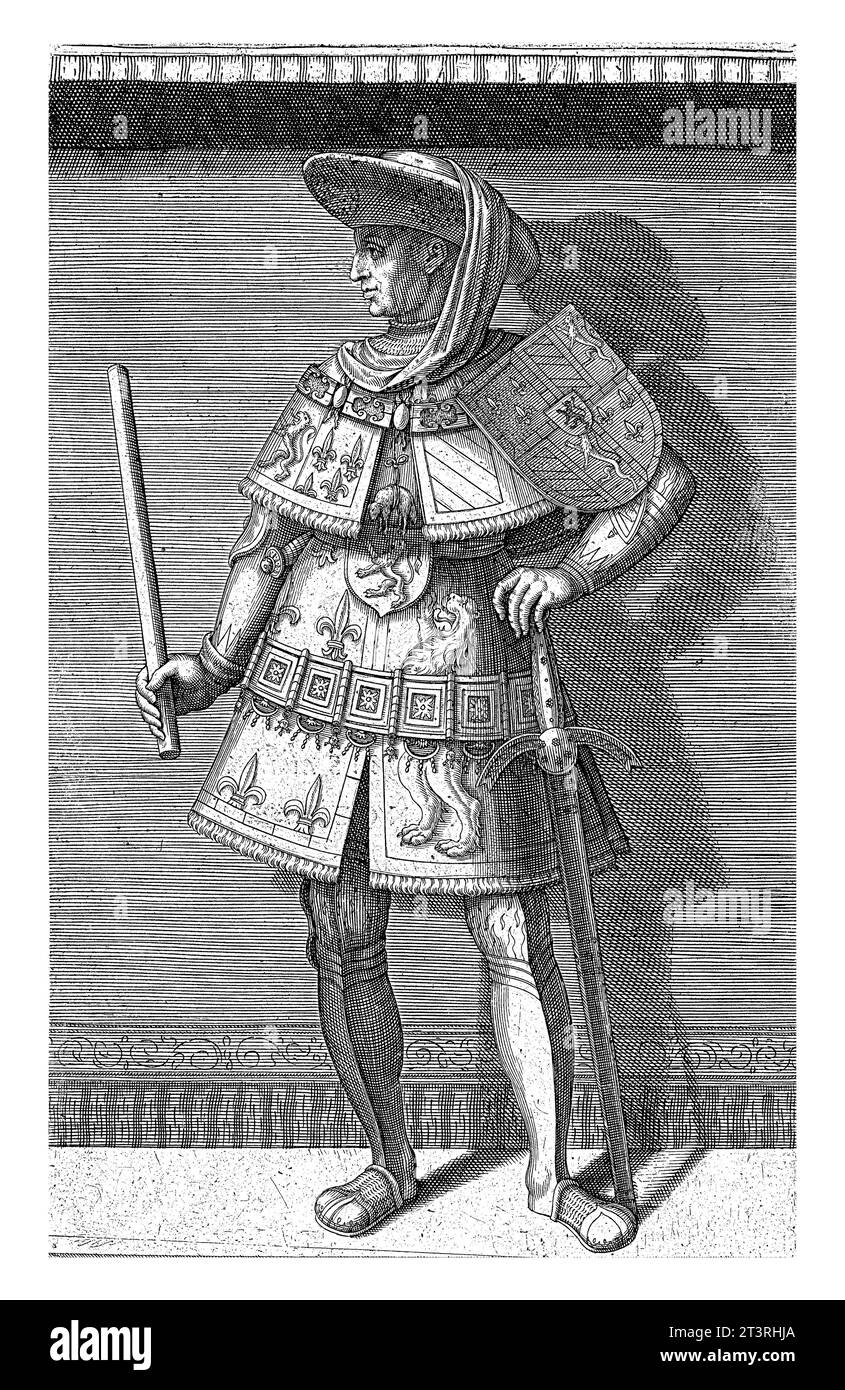 Portrait of Philip the Good, Duke of Burgundy, Philips Galle ...