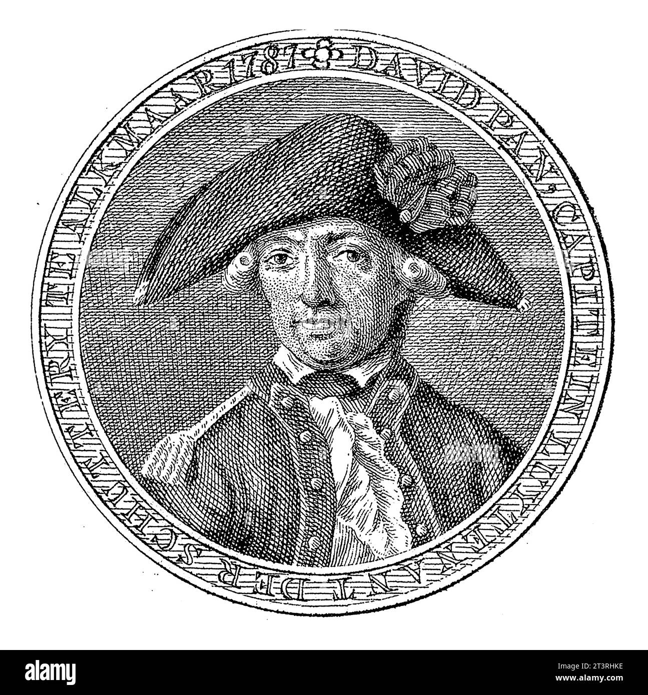 Portrait of David Pan, Abraham Jacobsz. Hulk, 1787 Bust of David Pan to ...