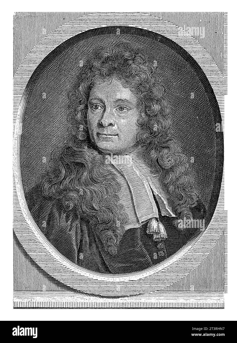 Portrait of Steven Blankaart, Gilliam van der Gouwen, after David van ...