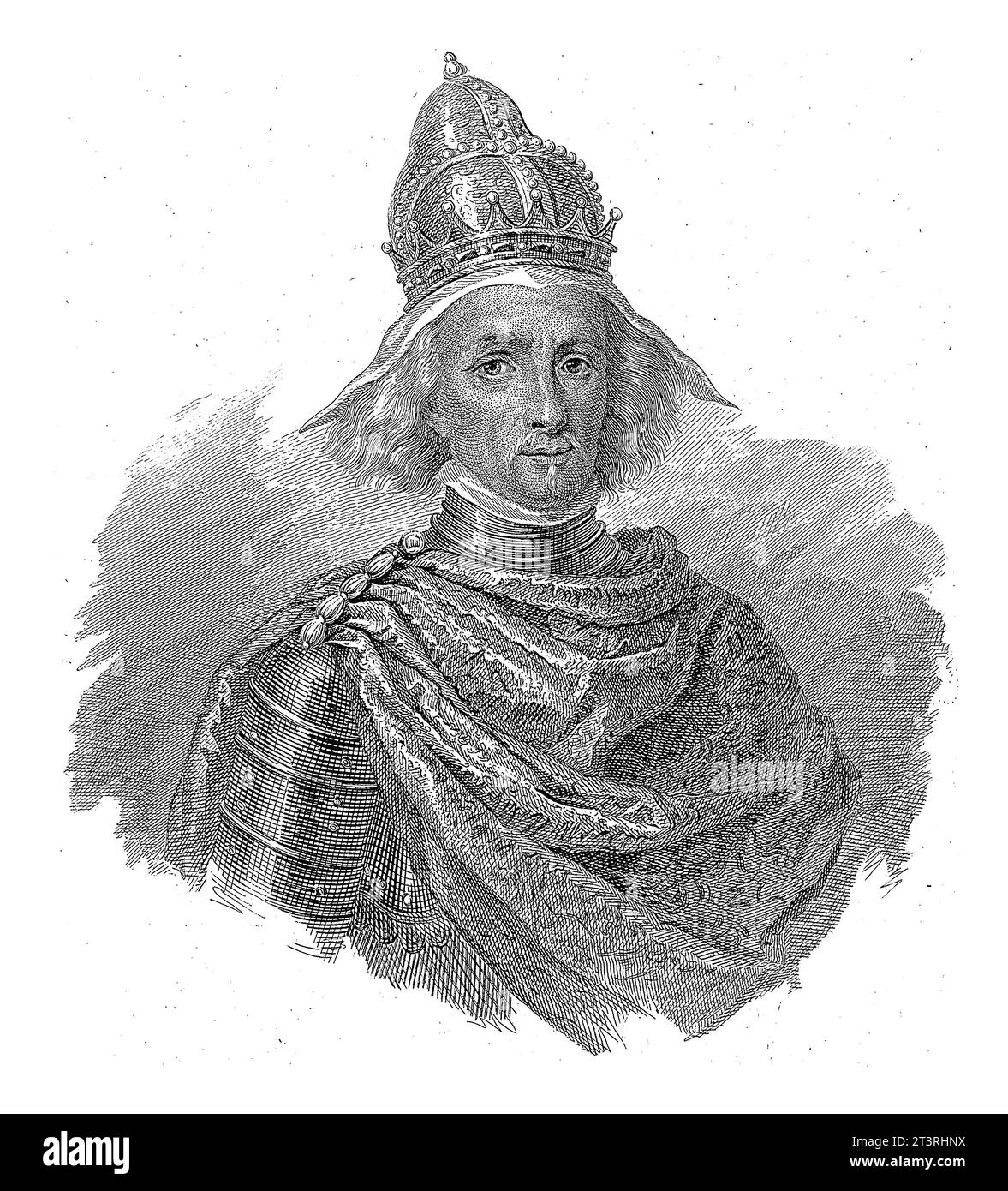 Portrait of Doge Francesco Morosini, Giuseppe Fusinati, after anonymous ...