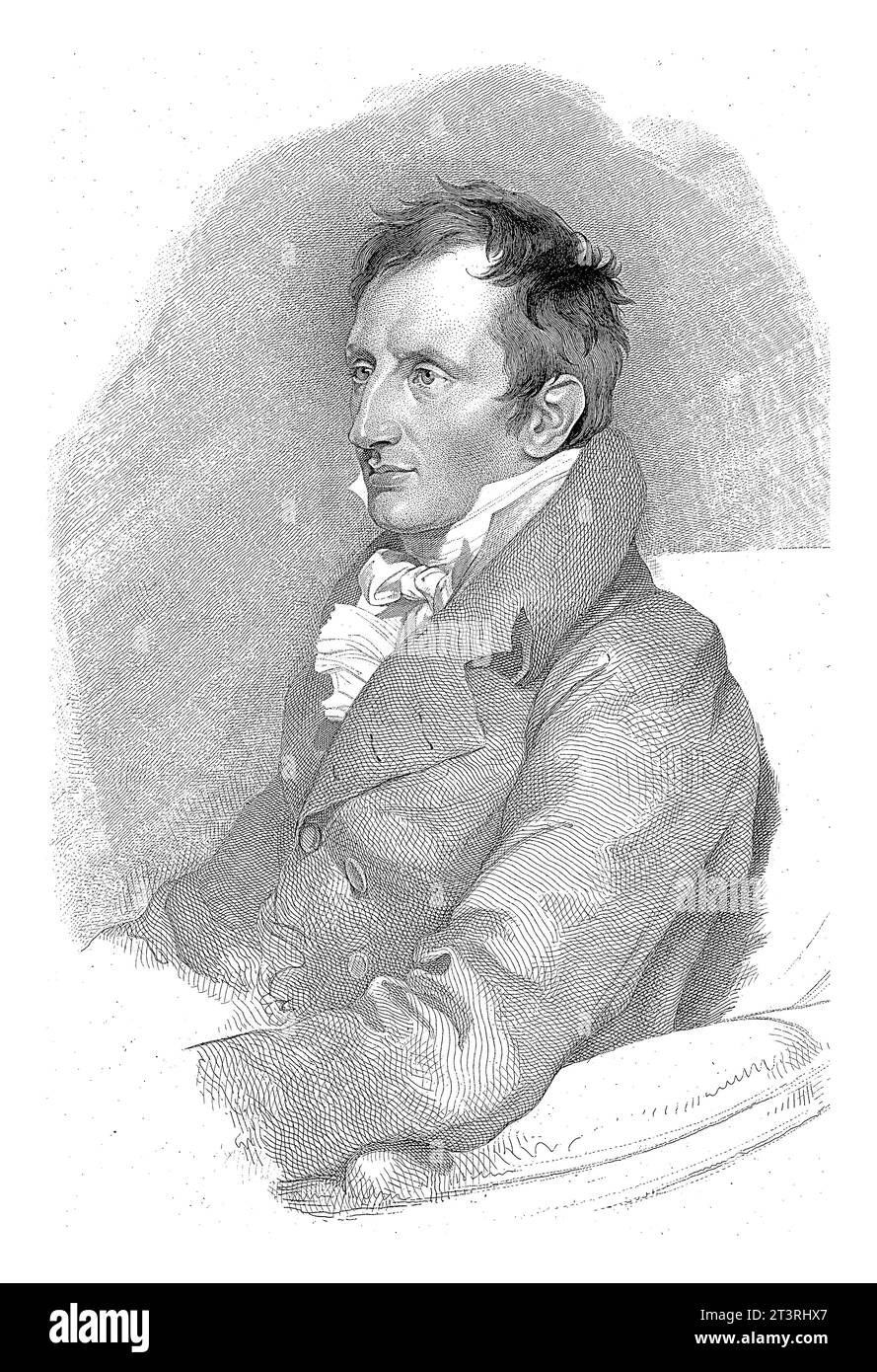 Portrait of orientalist Joseph von Hammer-Purgstall, Tommaso Benedetti ...