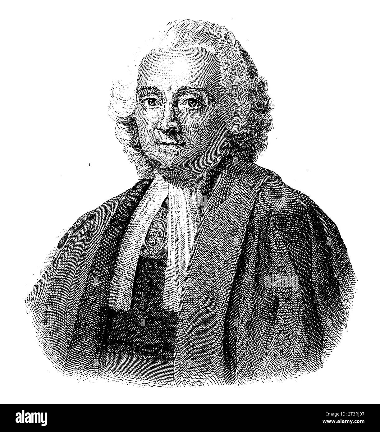Portret van Benoist de La Grandiere, Adolphe Torlet, after Charles ...