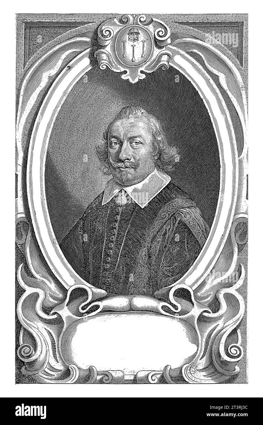 Portrait of Vopiscus Fortunatus Plempius, at the age of 47, Paulus ...