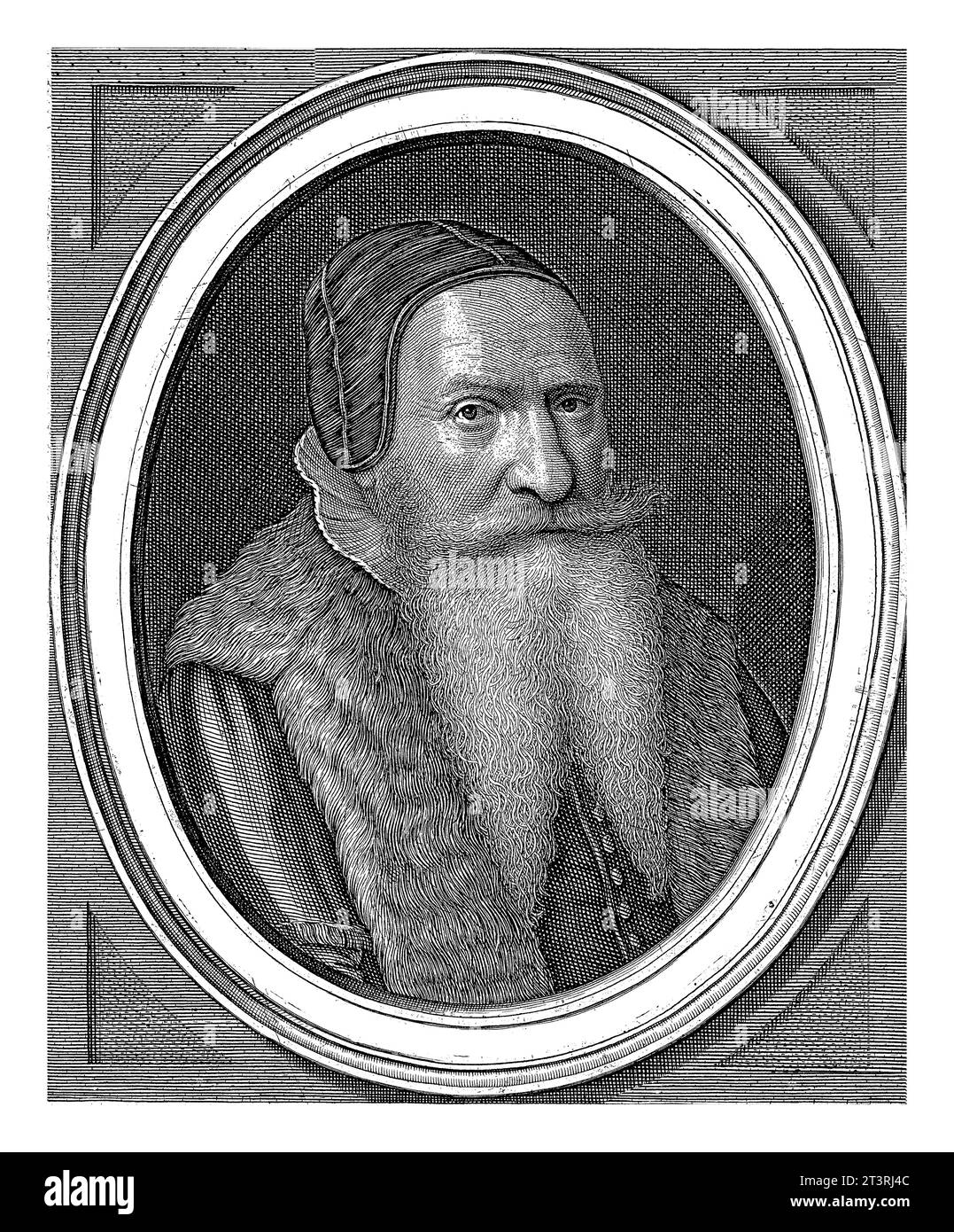 Portrait of theologian Johannes Fontanus at the age of 71, Willem ...