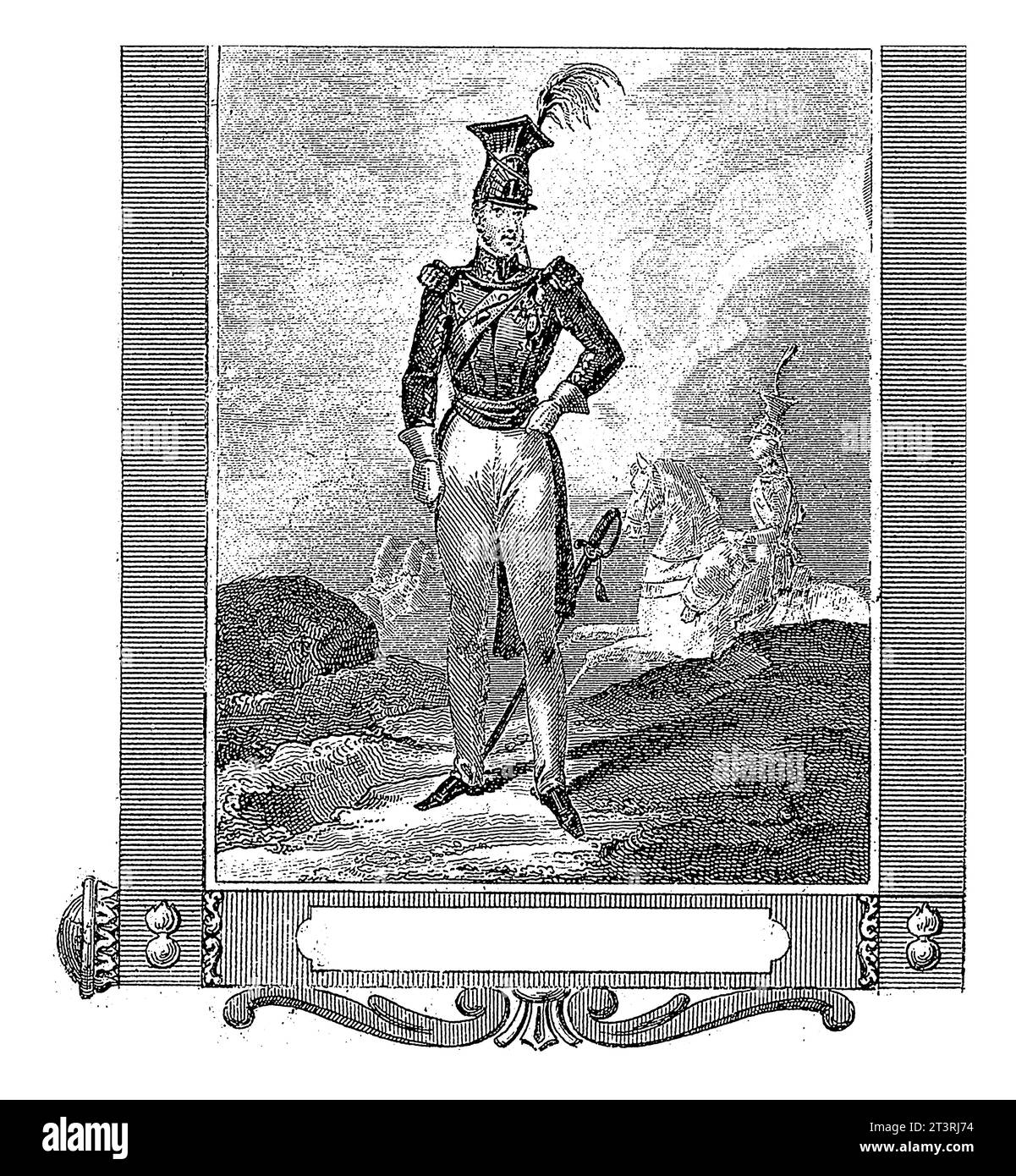 Portrait of Prince Jozef Poniatowski on the Battlefield, Victor ...