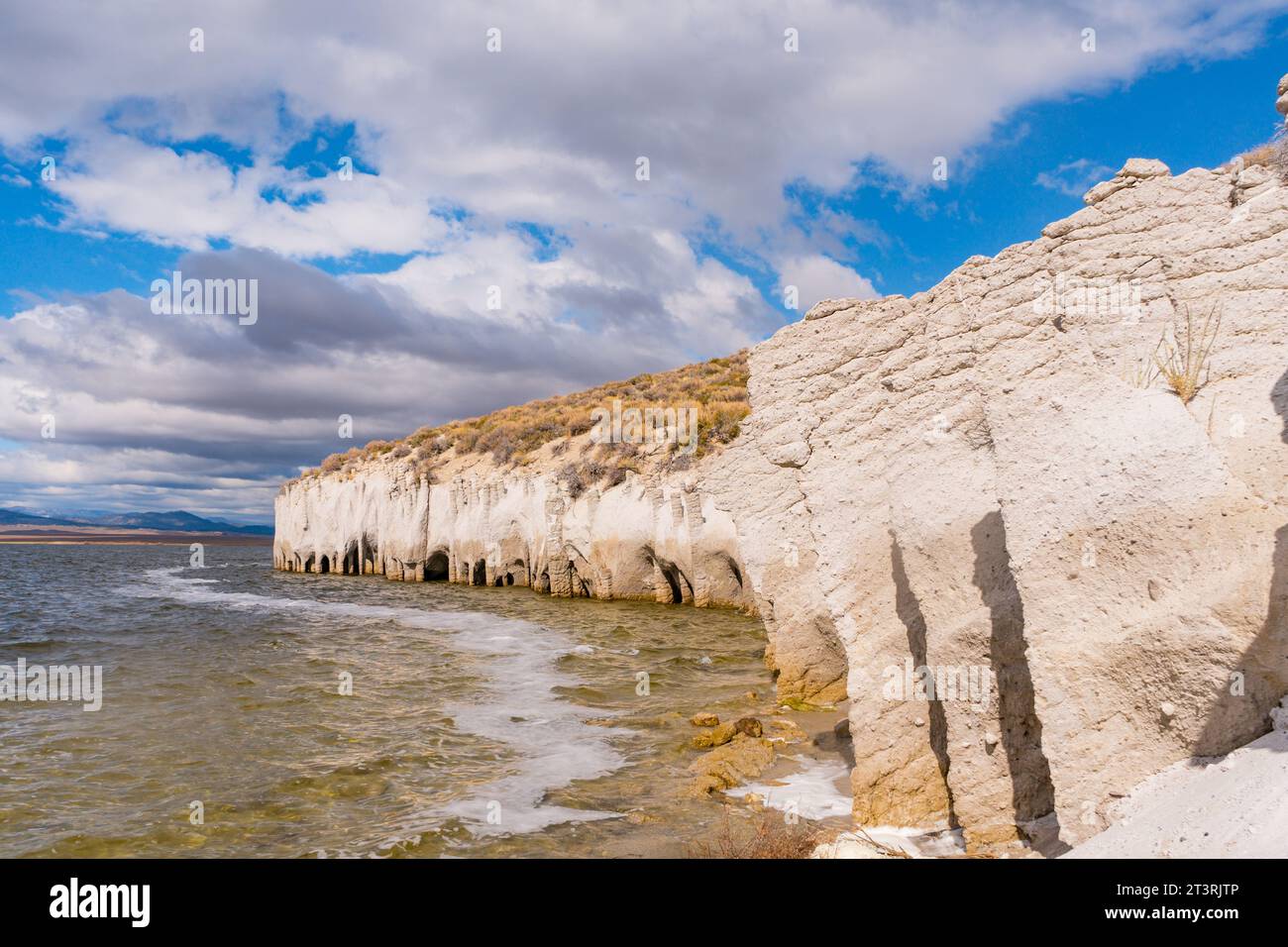 Views of the Crowley Lake and Crowley Lake Columns outside of Bishop ...