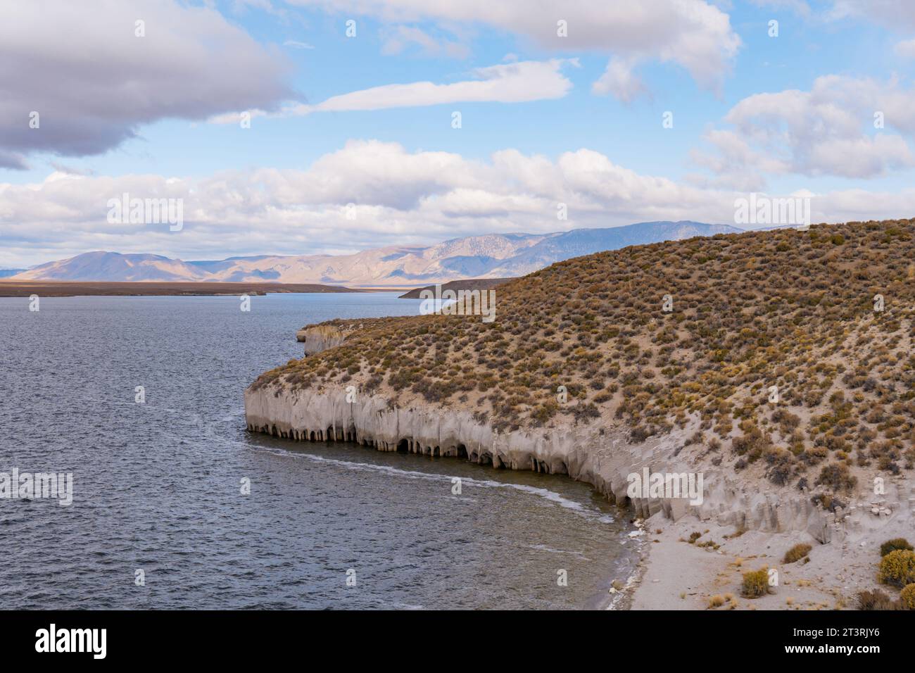 Views of the Crowley Lake and Crowley Lake Columns outside of Bishop ...