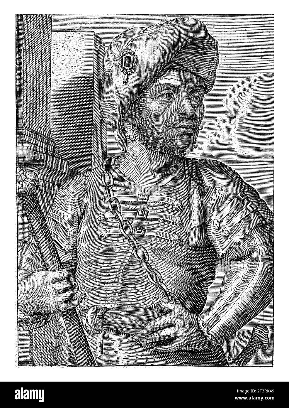 Portrait of Moulay al-Rashid, Sultan of Morocco, Adriaen Lommelin ...