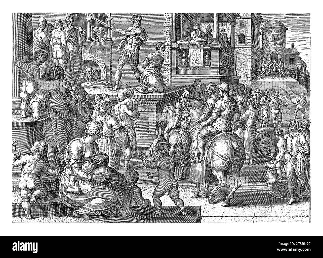 Beheading Of James The Greater After Philips Galle Adriaen Collaert After Jan Van Der Straet