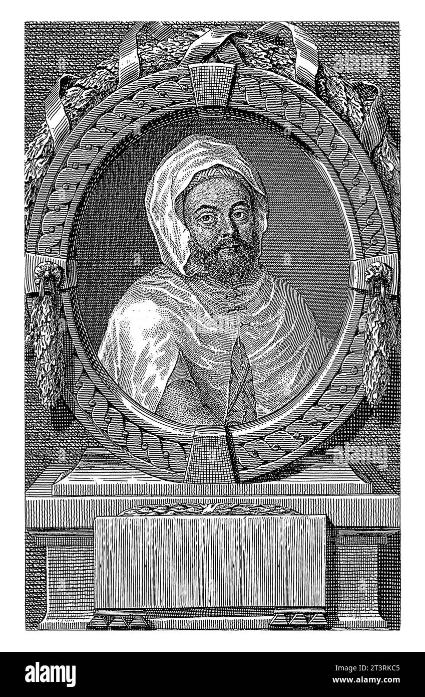 Portrait of Mohammed ibn 'Abd al-Malik, Johann Ernst Mansfeld, after ...