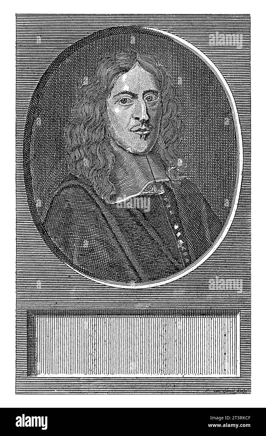 Portrait of Johan de Witt, Pieter van Gunst, 1672 - 1731 Johan de Witt ...