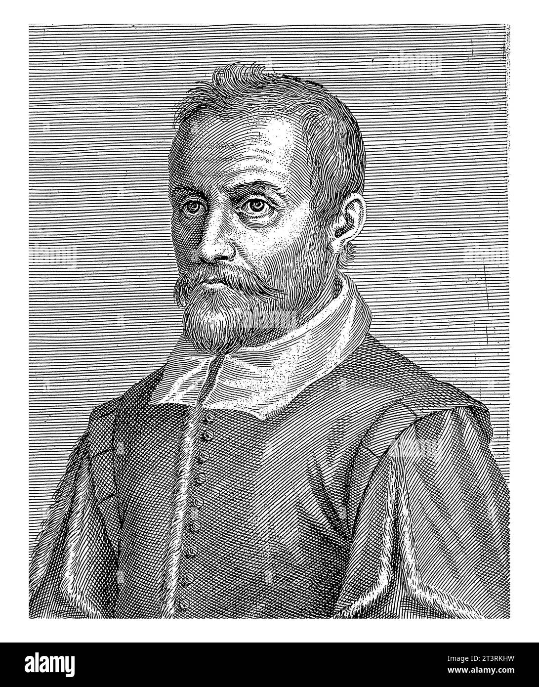 Portrait of painter Alessandro Maganza, Monogrammist IP (Italy), c ...