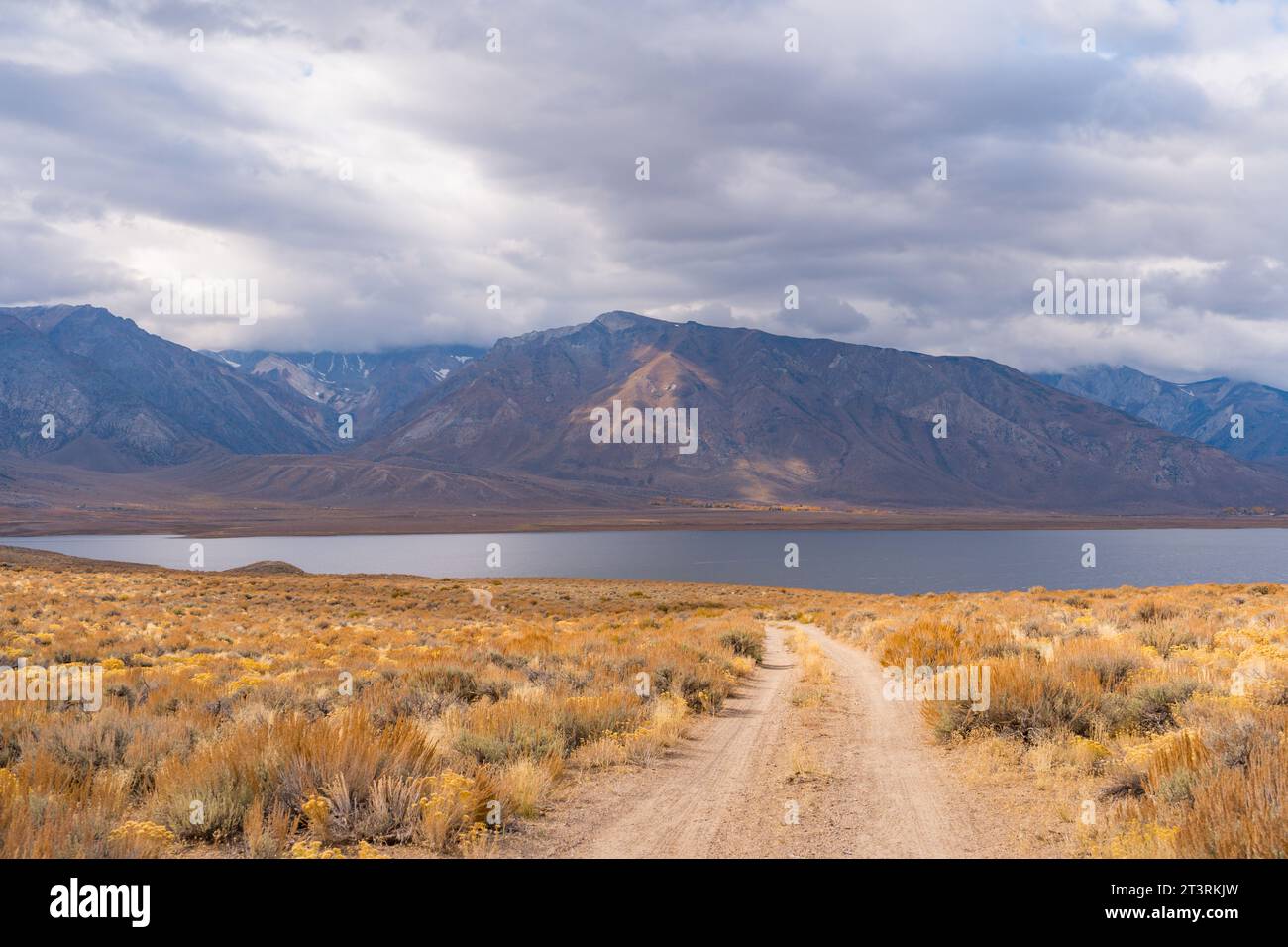Views of the Crowley Lake and Crowley Lake Columns outside of Bishop ...