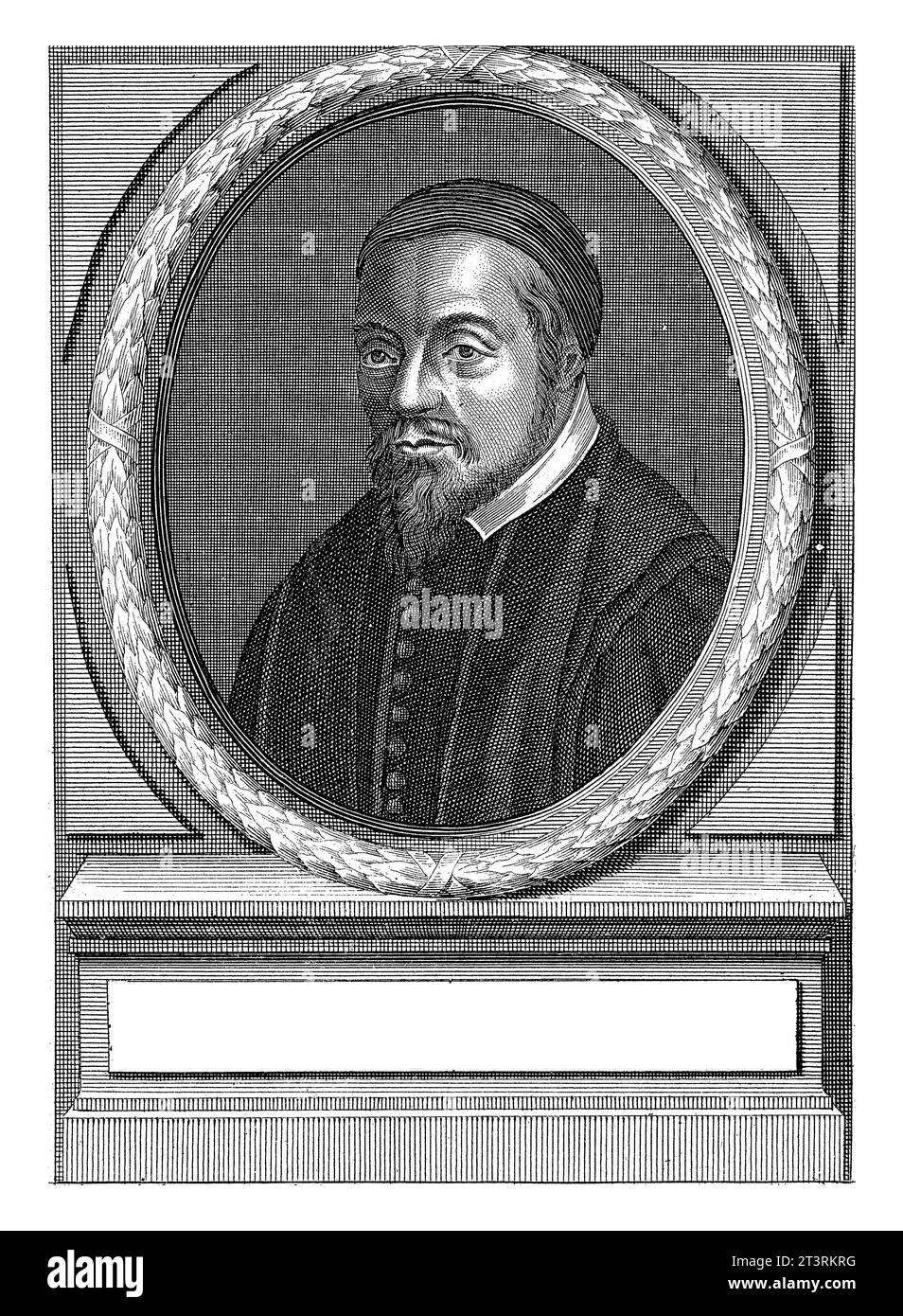 Portrait of Georgius Cassander, Jan Lamsvelt, 1696 - 1743 Portrait bust ...