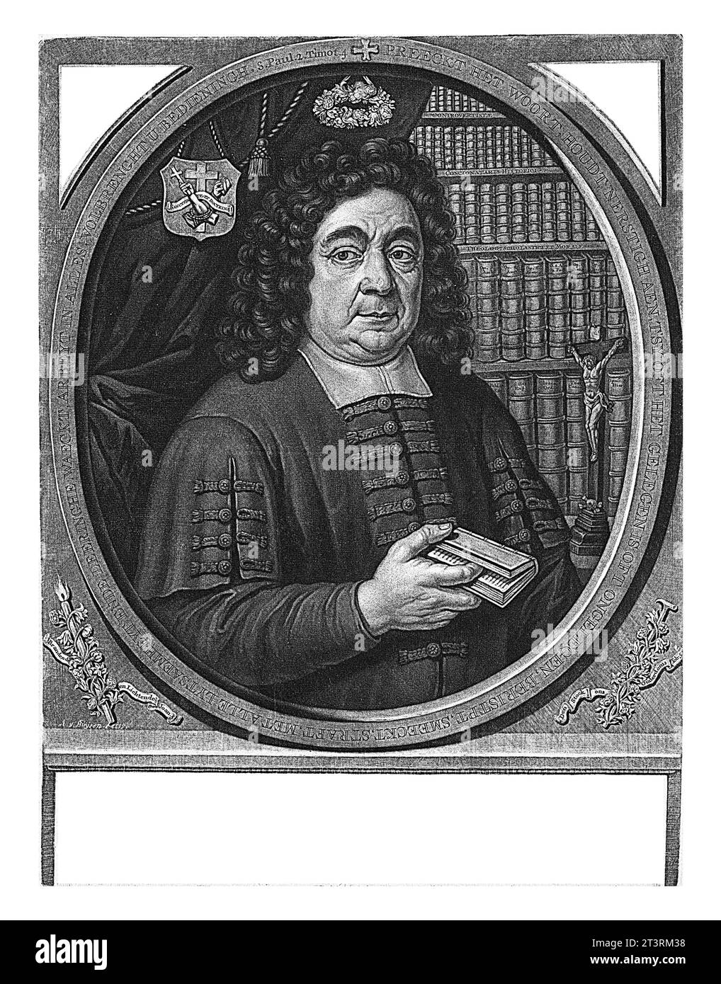 Portrait of Aegidius de Glabbais, Andries van Buysen (Sr.), 1717 ...