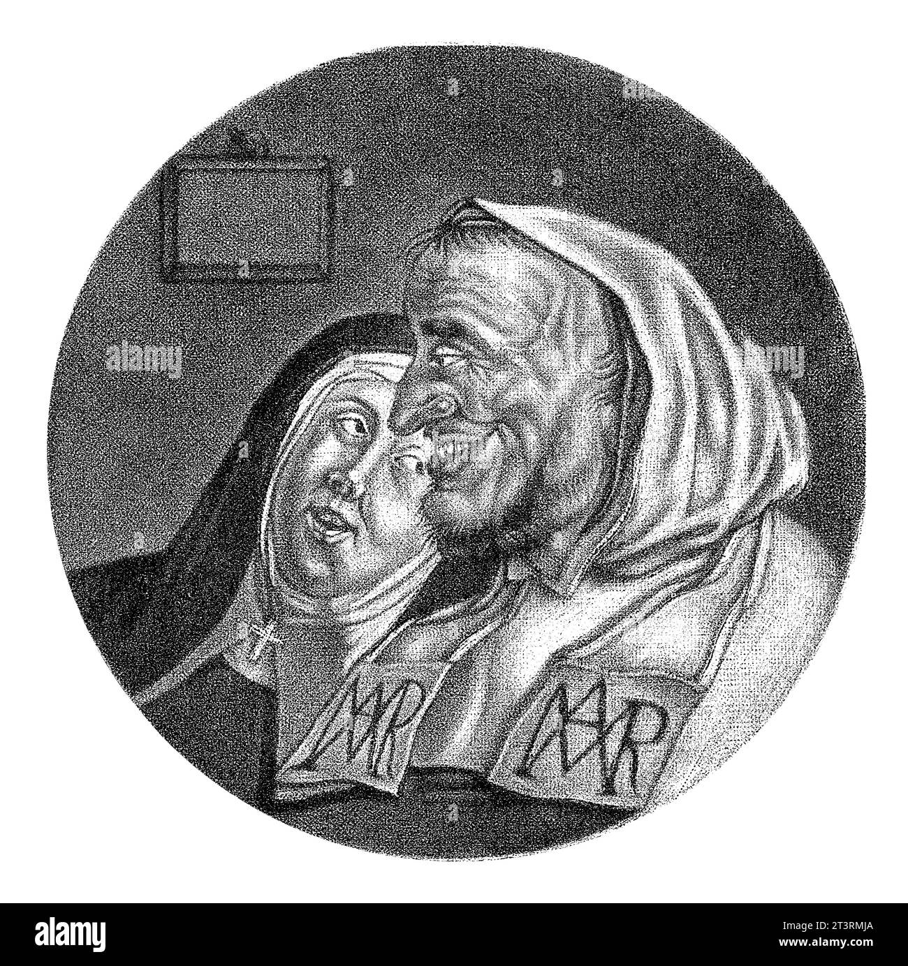 Confession, Jacob Gole, after Cornelis Dusart, 1693 - 1700 A nun ...