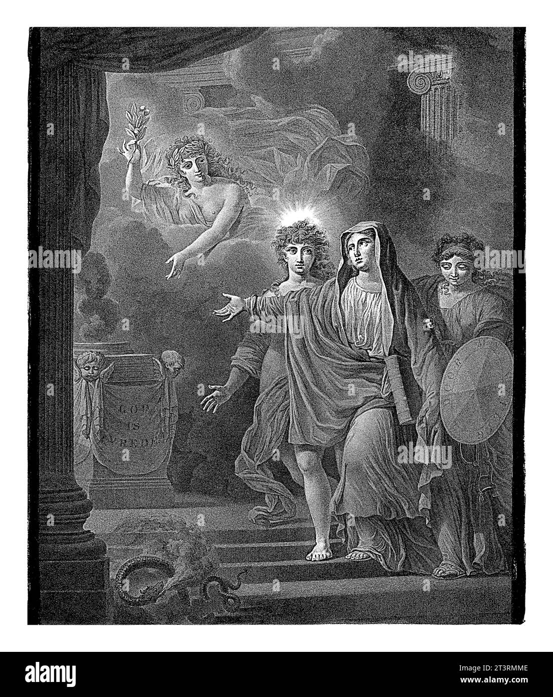 Allegorical representation of Religion, Willem van Senus, after Jan ...