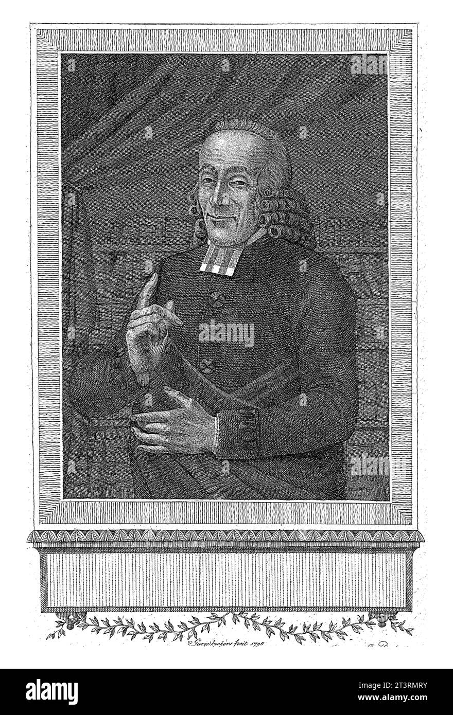 Portrait of Simon Boitet, George Kockers, 1795 Portrait to the left of ...