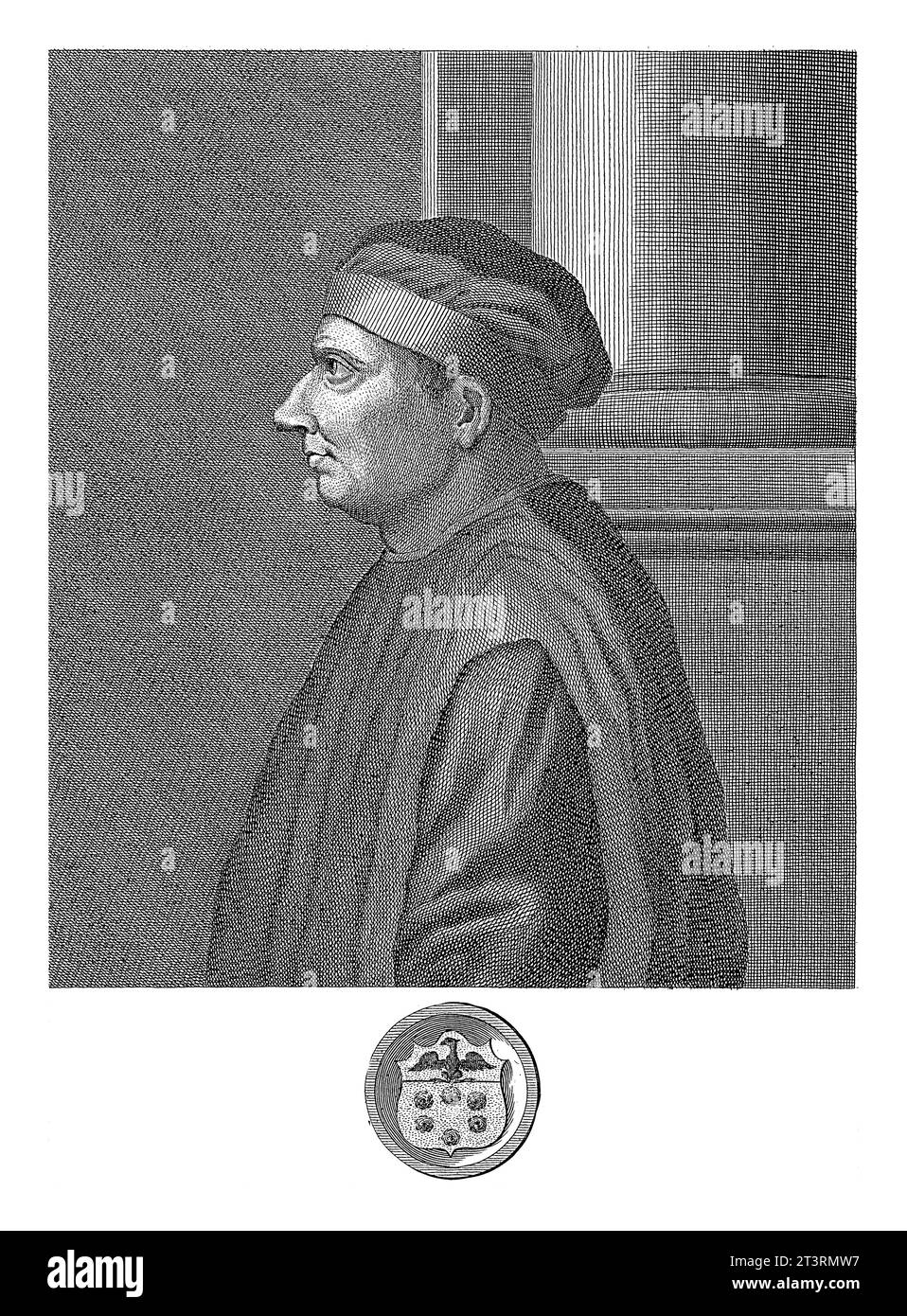 Portrait of Antonio Roselli, Francesco Allegrini, after Giuliano ...