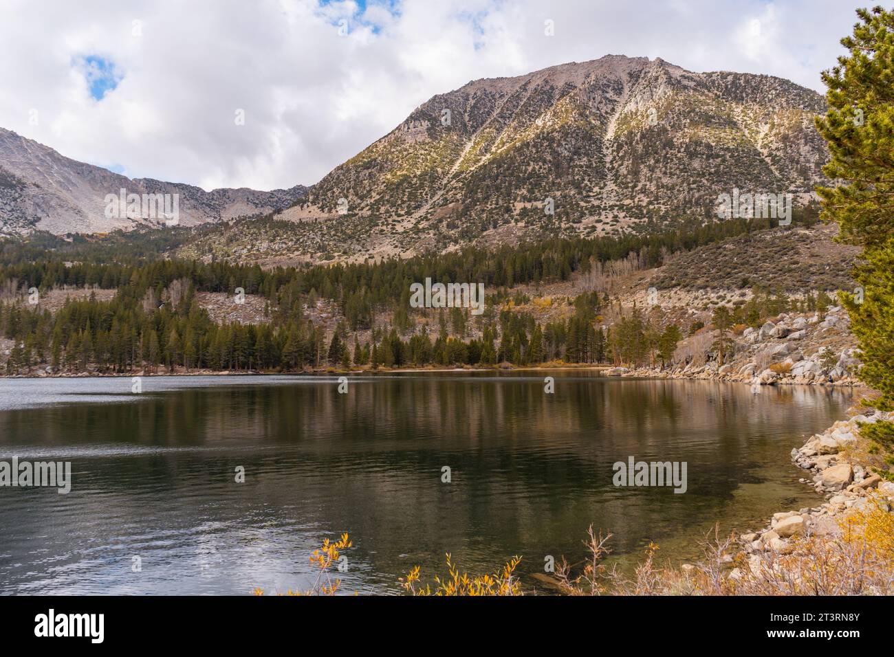 Rock Creek Lake and campground in Inyo National Forest outside of ...