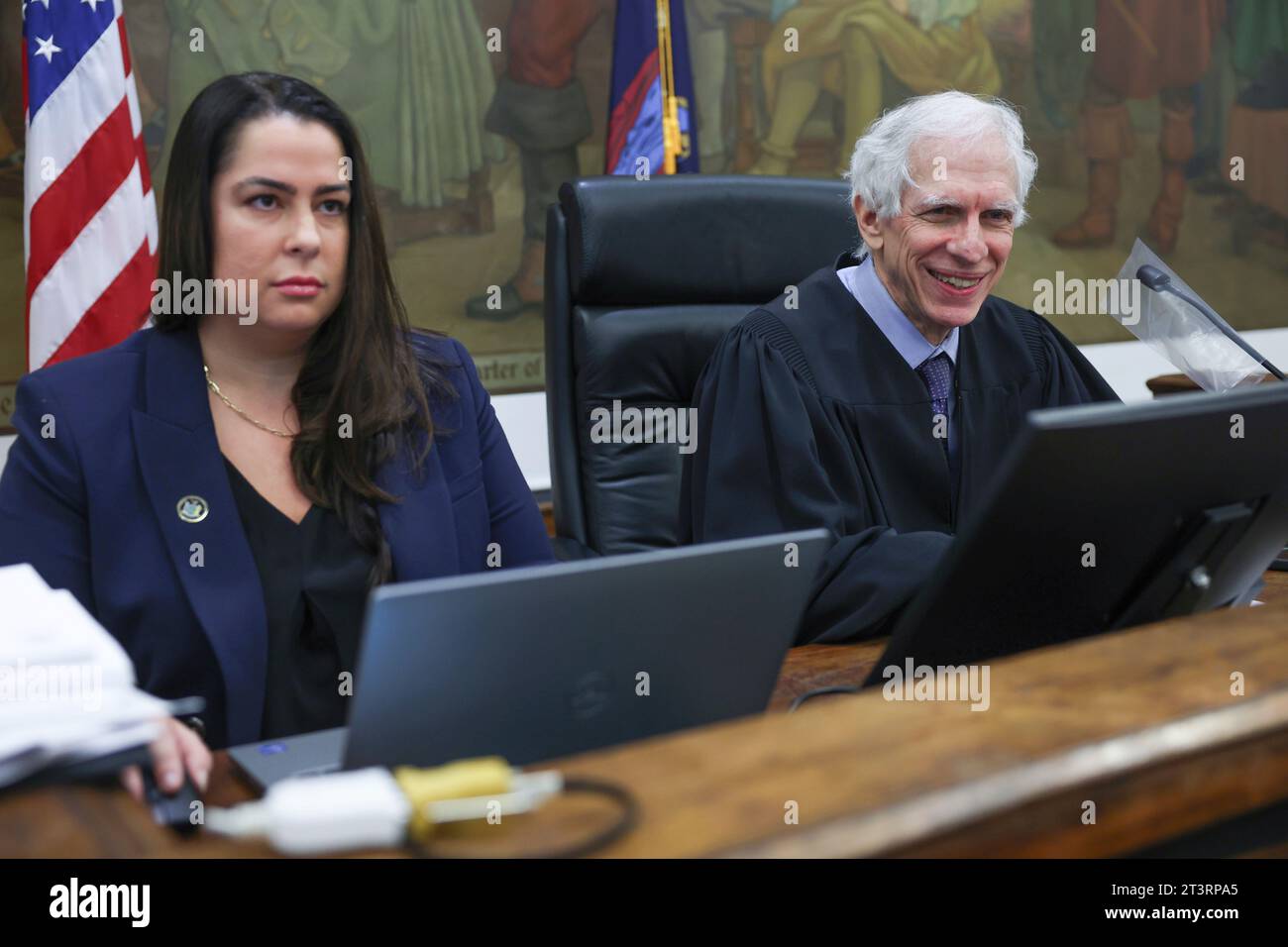 FILE - Judge Arthur F. Engoron presides over former President Donald ...