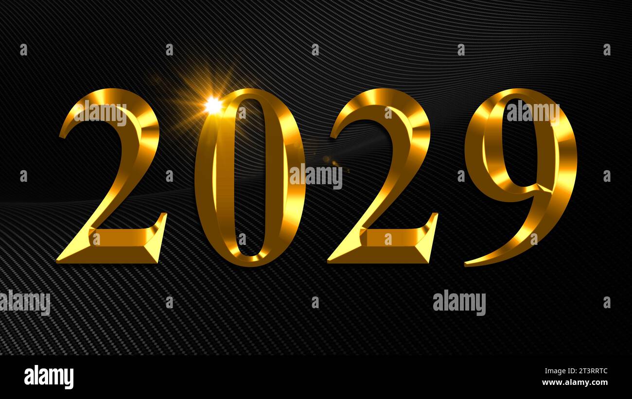 Happy new year 2029 hi-res stock photography and images - Alamy