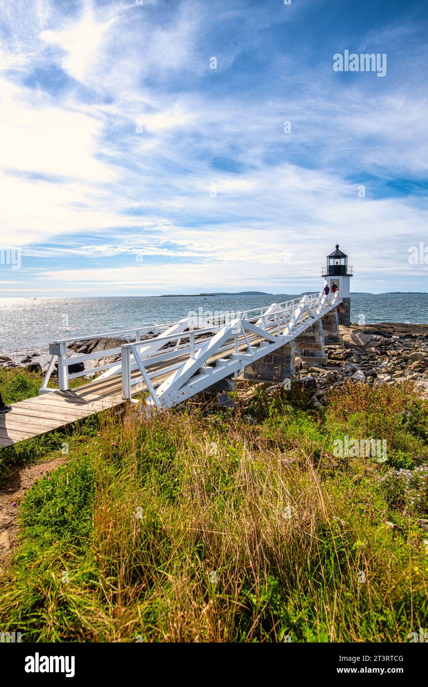 Marshall Point Lighthouse Maine Stock Photo - Alamy