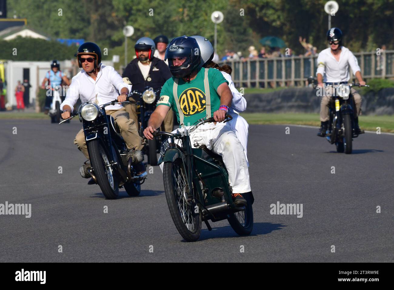 Tony Crump, 1920 ABC motorcycle, Track Parade - Motorcycle Celebration ...