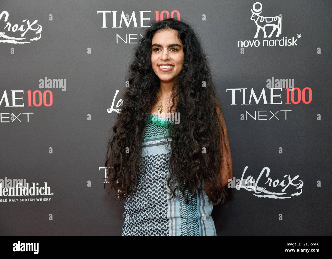 Mona Chalabi attends the Time100 Next event at Second on Tuesday, Oct ...