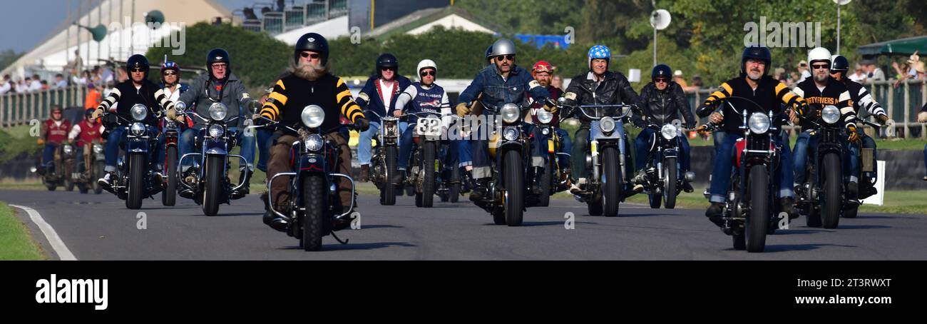 Mobile bike parade, Track Parade - Motorcycle Celebration, circa 200 ...