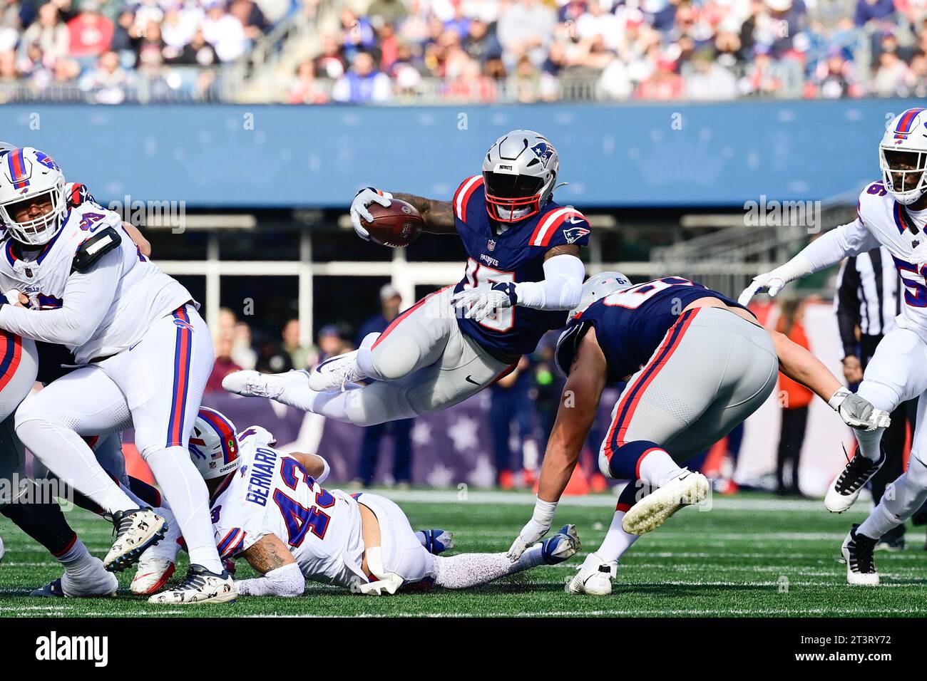 Foxborough, Massachusetts, USA. 22nd Oct, 2023. ; New England Patriots ...