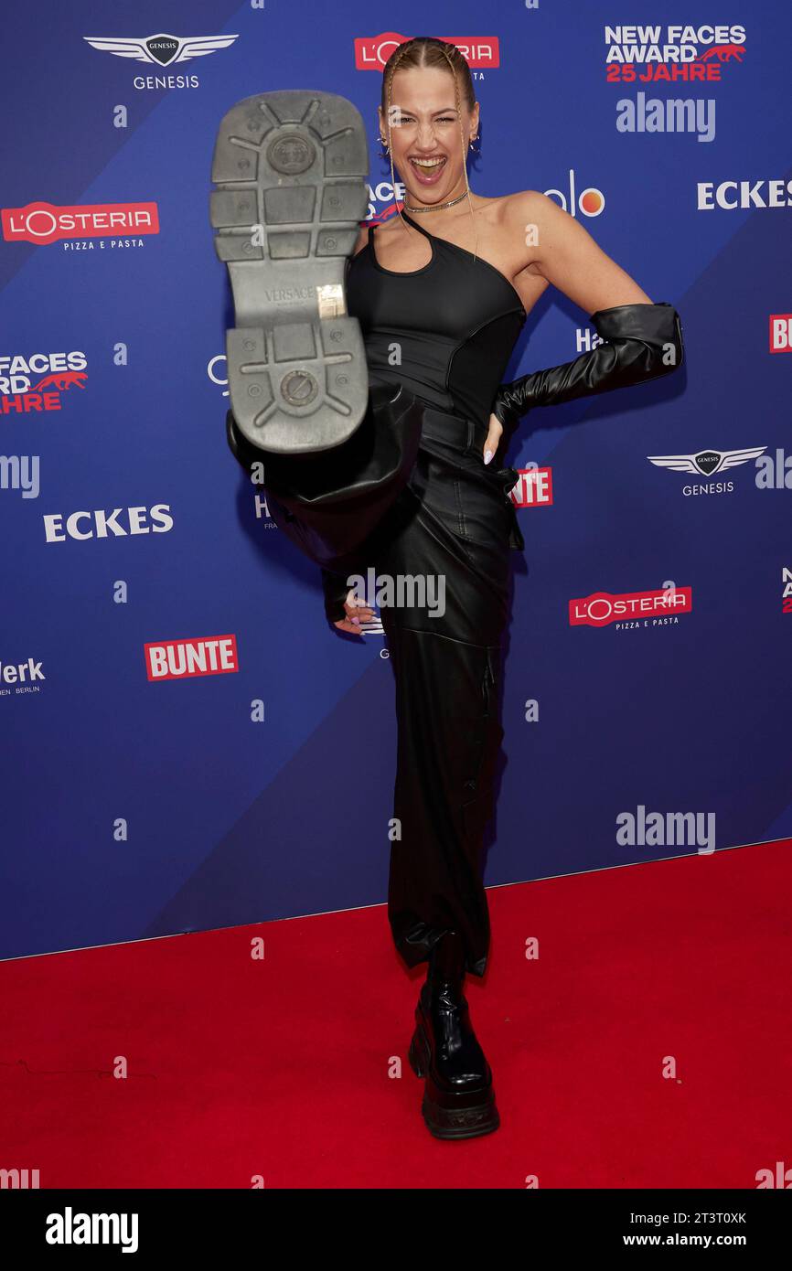 Berlin, Germany. 26th Oct, 2023. LVLV comes to the presentation of the ...